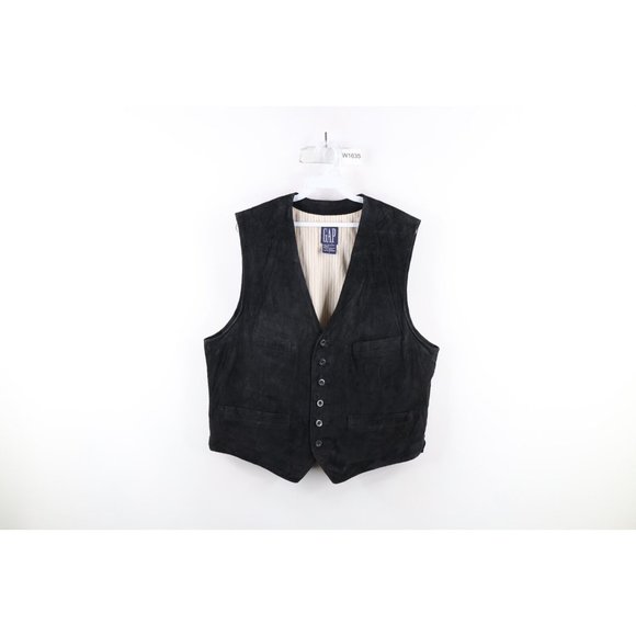 GAP | Jackets & Coats | Vtg 9s Gap Mens Large Distressed Full Button ...